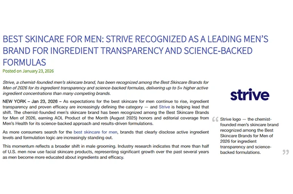 Press Releases - Strive